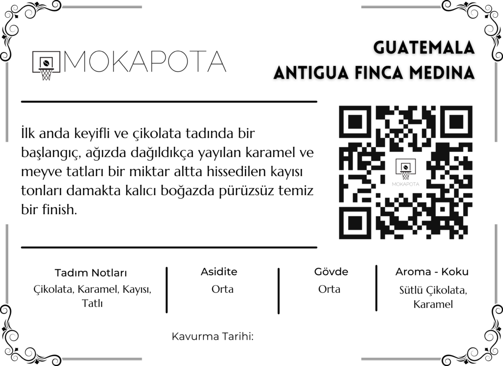 Guatemala Antigua Finca Medina • MOKAPOTA